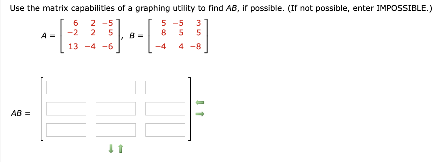 Solved Use the matrix capabilities of a graphing utility to | Chegg.com