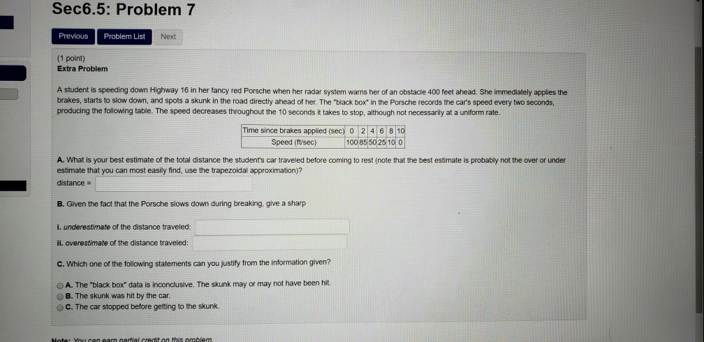 Solved Sec6.5: Problem 7 Previous Problem List Next (1 | Chegg.com