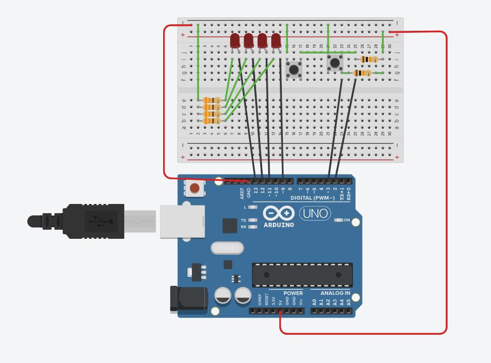 Make A Circuit Diagram For This Tinkercad Design