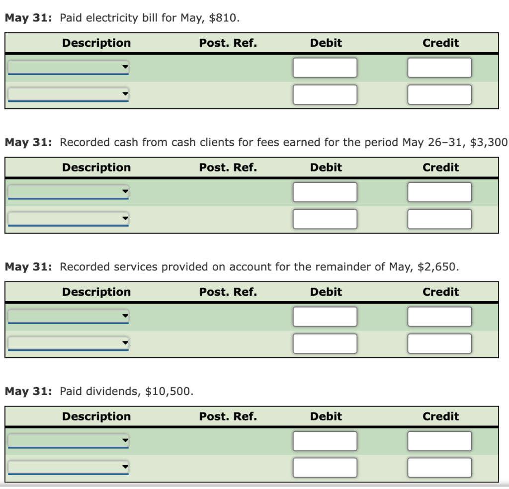 Solved Comprehensive Problem 1 Part 1 The Following Is A
