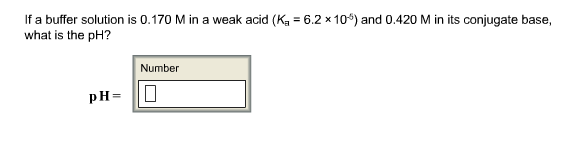 Solved If a buffer solution is 0.170 M in a weak acid | Chegg.com