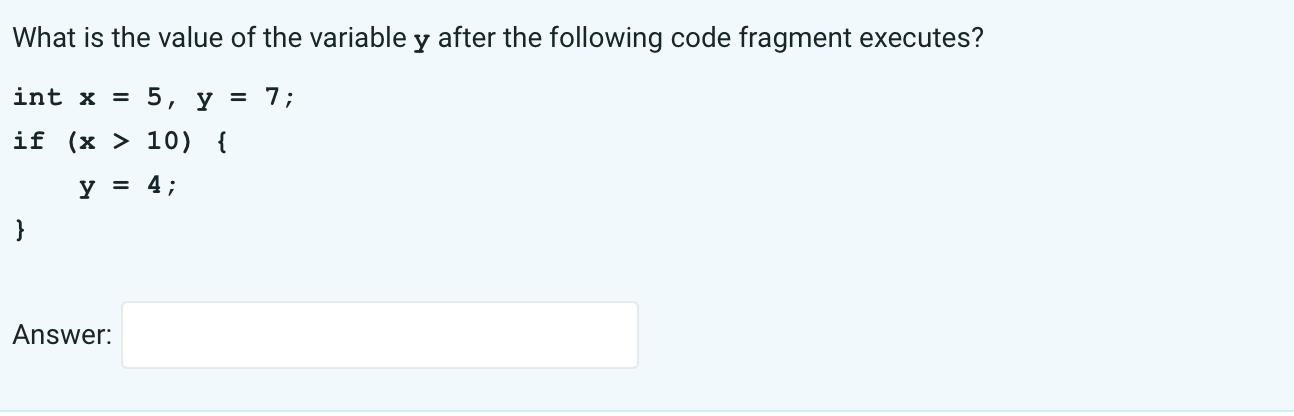Solved How many times does the following code fragment print | Chegg.com
