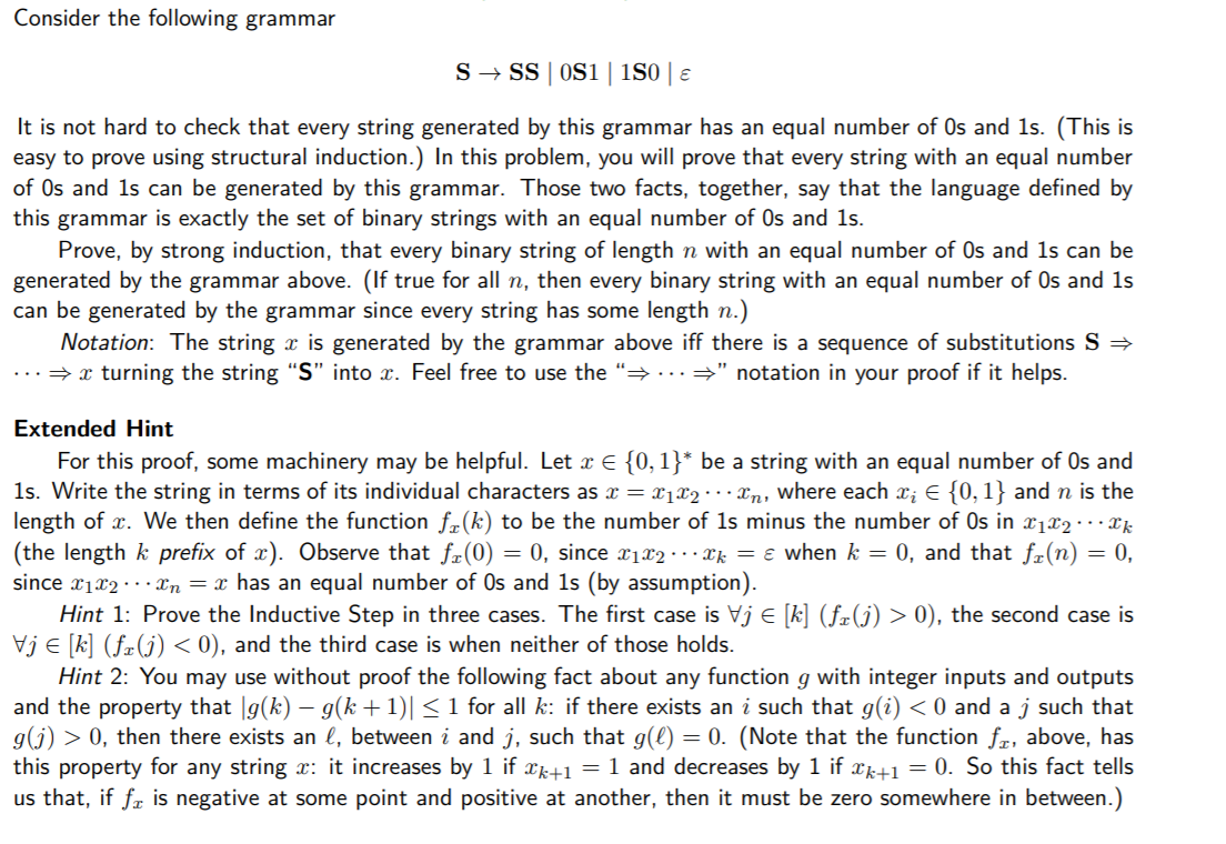 Solved Consider the following grammar S + SS 0S1 | 150 € It | Chegg.com