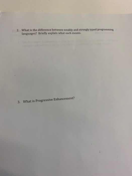 Solved What is the difference between weakly and strongly | Chegg.com