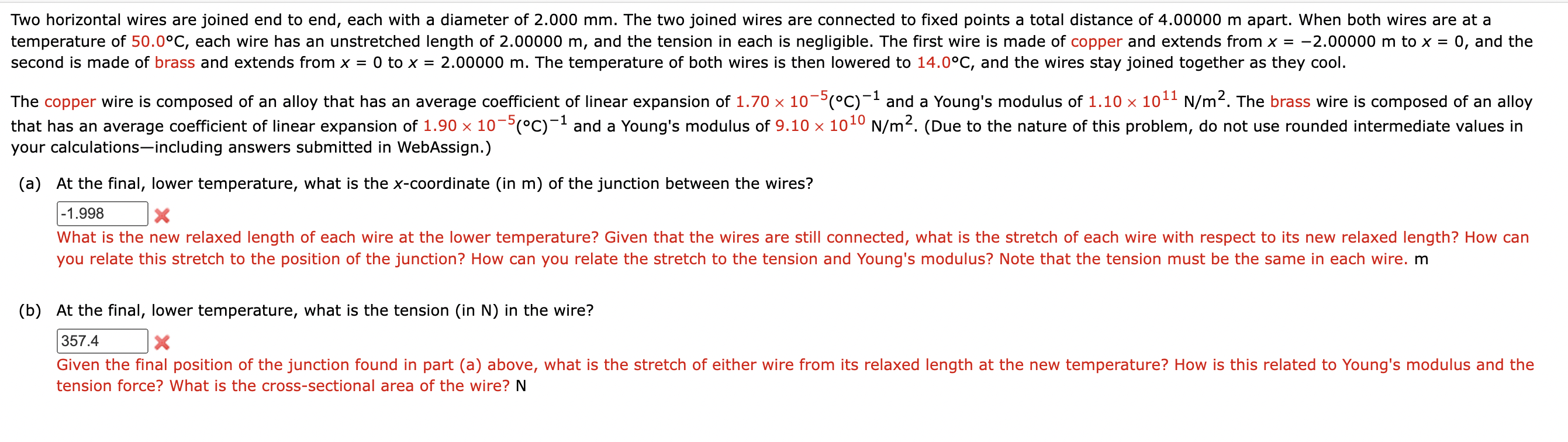 Solved your calculations-including answers submitted in | Chegg.com