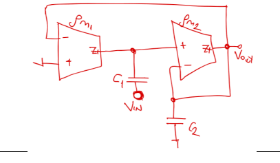 Solved 1) The following filter circuit a) Find the Vout/Vin | Chegg.com