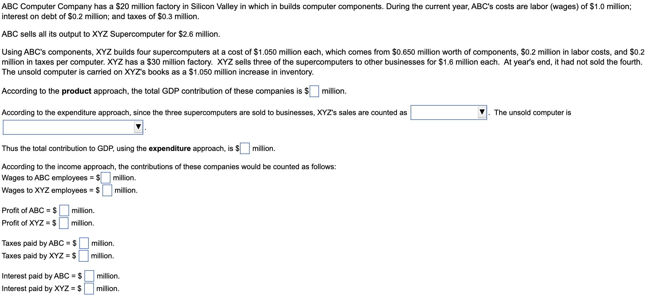 Solved ABC Computer Company has a $20 million factory in | Chegg.com