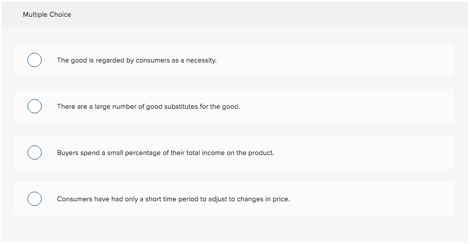 Solved Which of the following is not characteristic of a | Chegg.com