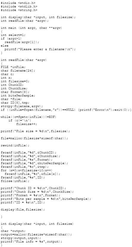 Solved What are the vulnerabilities found in this c code? | Chegg.com