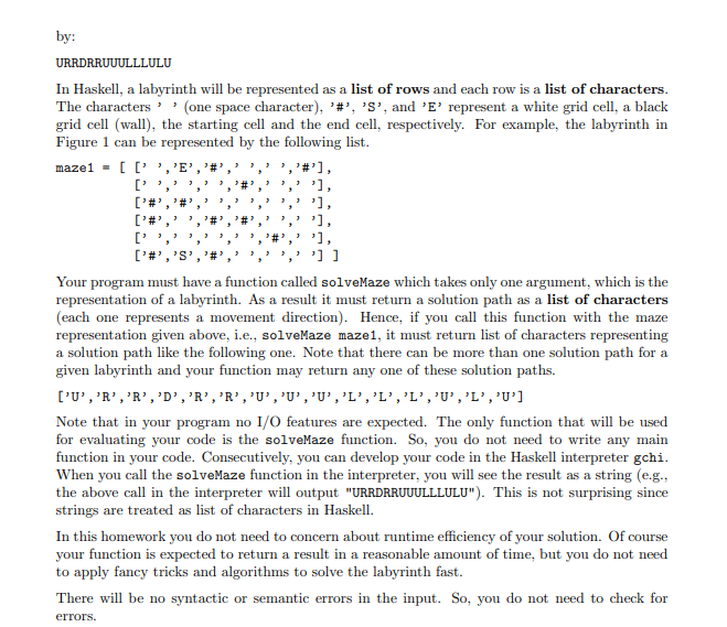 Solved In this assignment, you are going to write a Haskell | Chegg.com