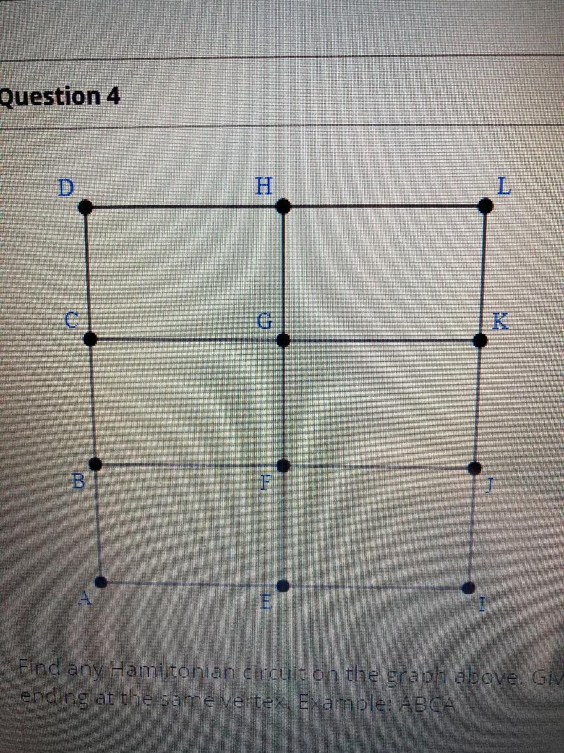 Solved Find any Hamiltonian circuit on the graph above. Give | Chegg.com