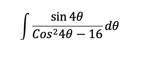 Solved si sin 40 de Cos240 – 16 | Chegg.com