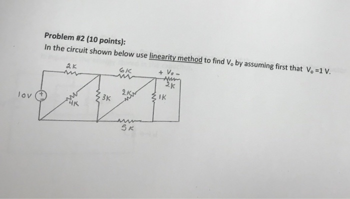 Solved Problem #2 (10 points): In the circuit shown below | Chegg.com
