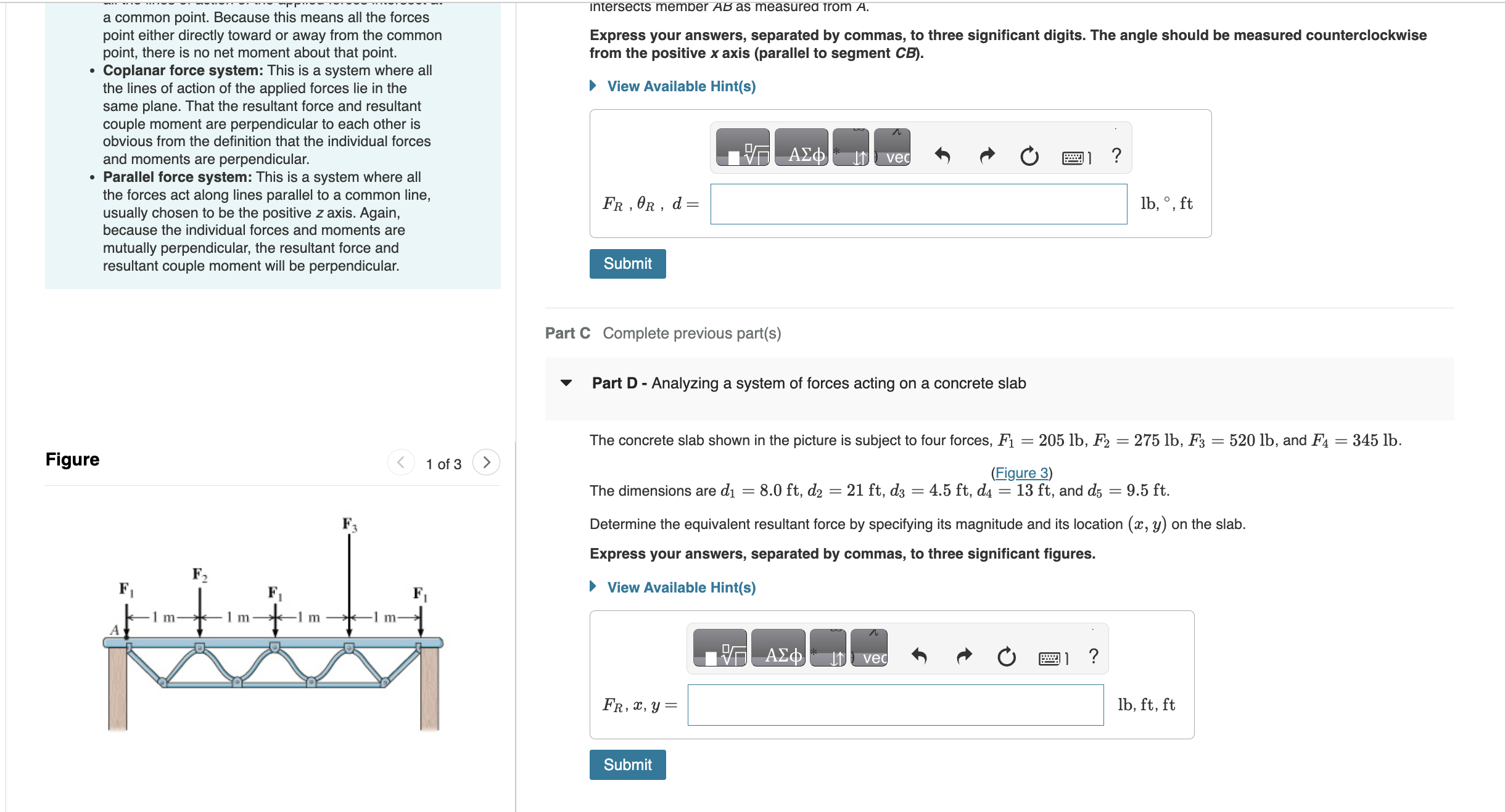 Solved a common point. Because this means all the forces | Chegg.com