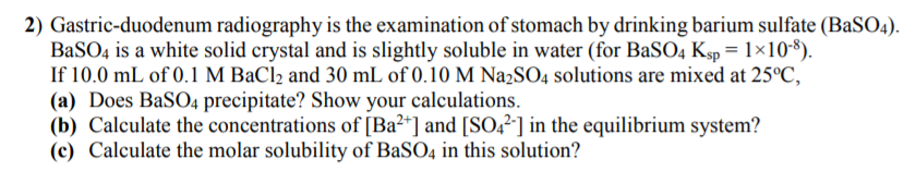 Solved 2) Gastric-duodenum radiography is the examination of | Chegg.com