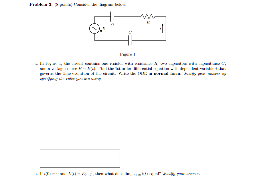 Solved Problem 4. (9 points) Find an explicit solution to | Chegg.com