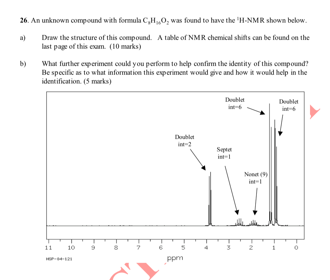 Solved 26. An unknown compound with formula C3H 602 was | Chegg.com