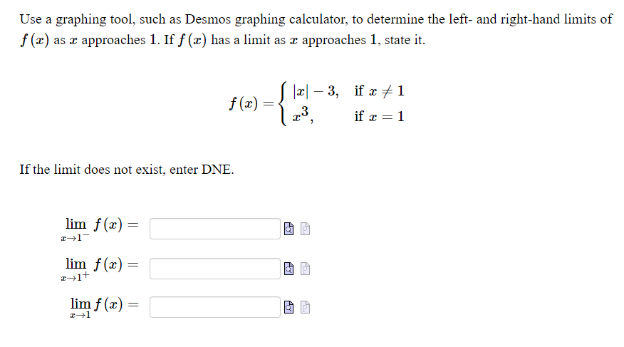 Solved Estimate the functional values and the limits from | Chegg.com