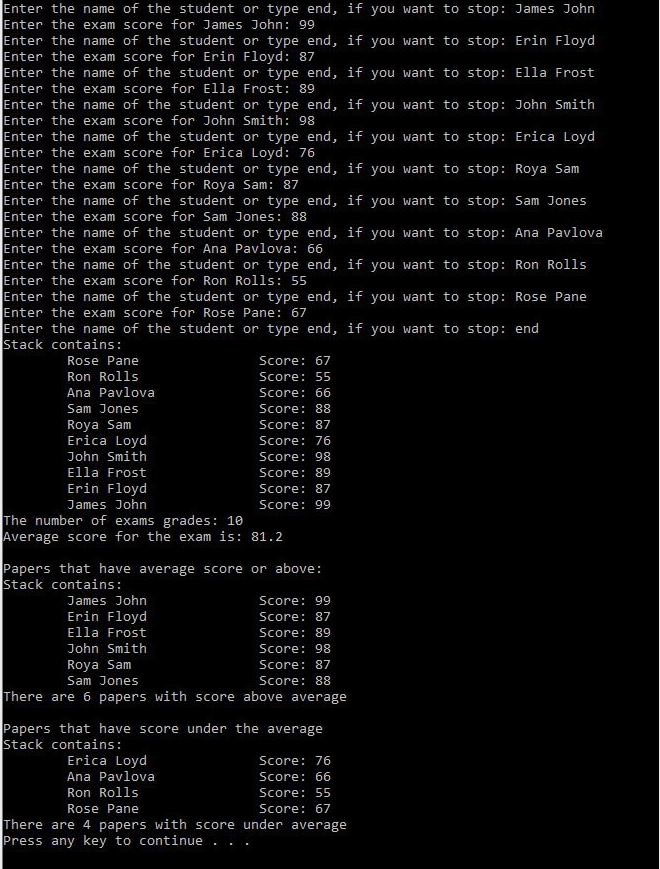 Solved Question: Grading (JAVA) Create a class Exa-mPaper | Chegg.com