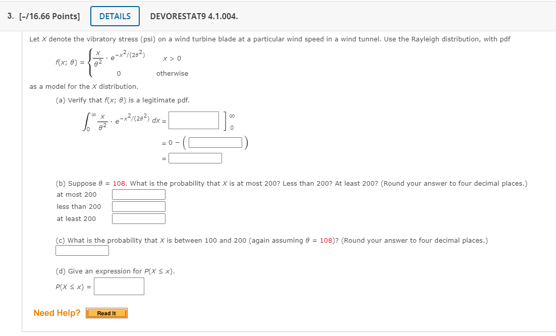 Solved 3. [-/16.66 Points] DETAILS DEVORESTAT9 4.1.004. Let | Chegg.com