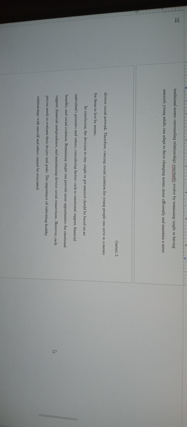 Help me work on revising and editing the essay for | Chegg.com