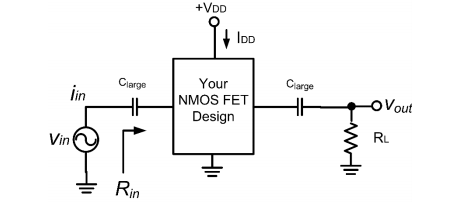 Design a single stage FET amplifier to the | Chegg.com