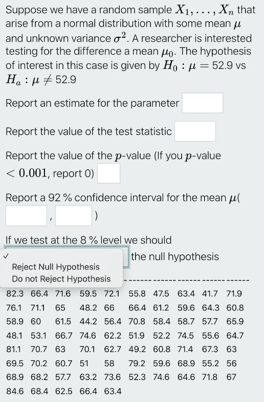 Solved Suppose we have a random sample X1, ... , Xn that | Chegg.com