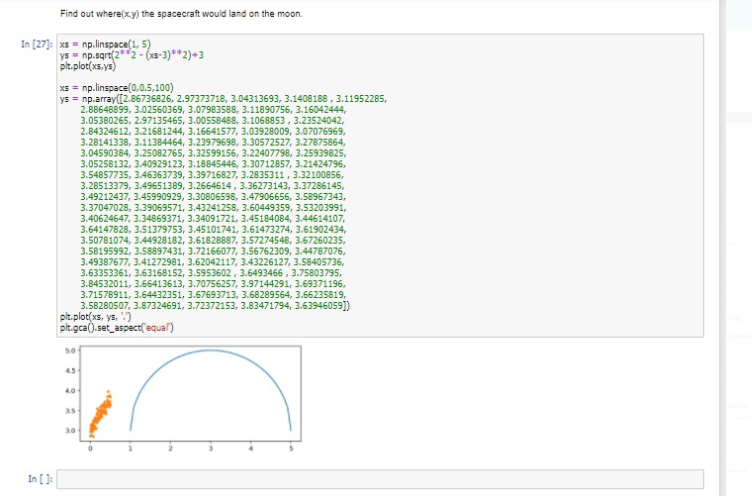 Problem 8) Moon Landing We are trying to find out | Chegg.com