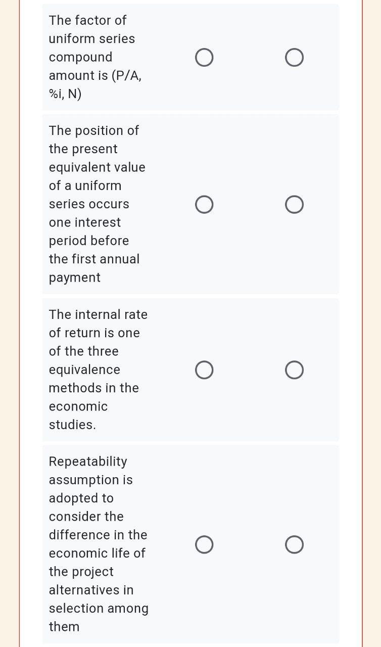 Solved The factor of uniform series compound amount is (P/A, | Chegg.com