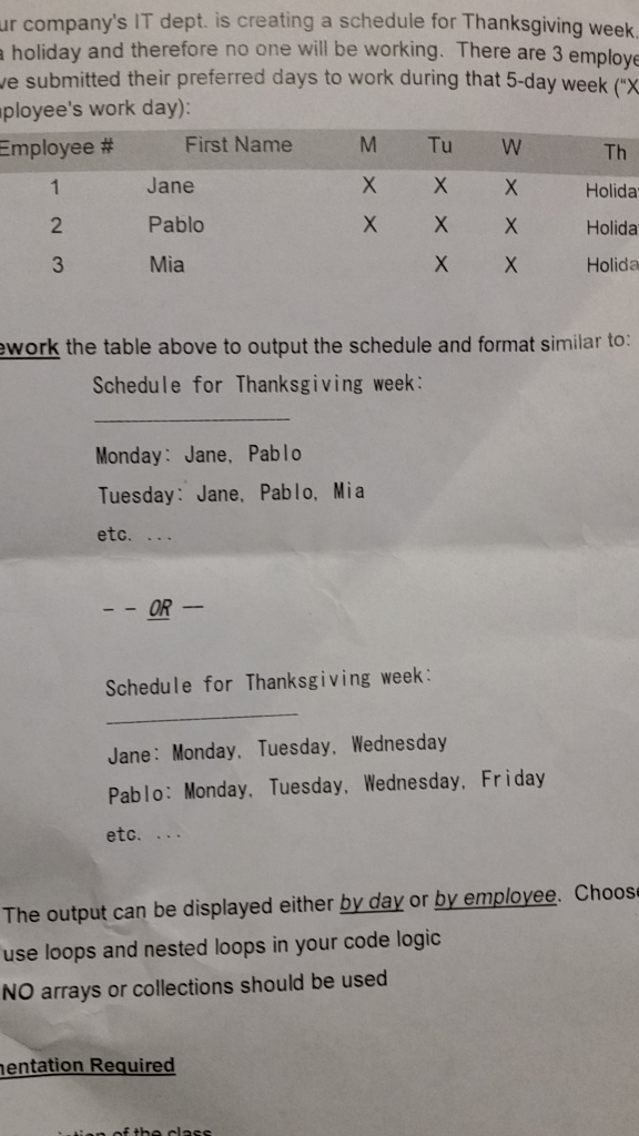 create a java application with the following | Chegg.com
