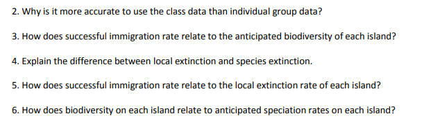 Solved 2. Why is it more accurate to use the class data than | Chegg.com