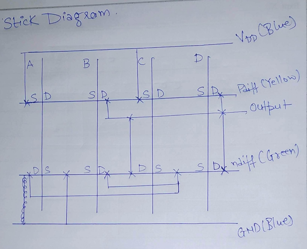 Solved Vdd+ Vdd+ D C ww Y B Well Polarization Warning x A | Chegg.com