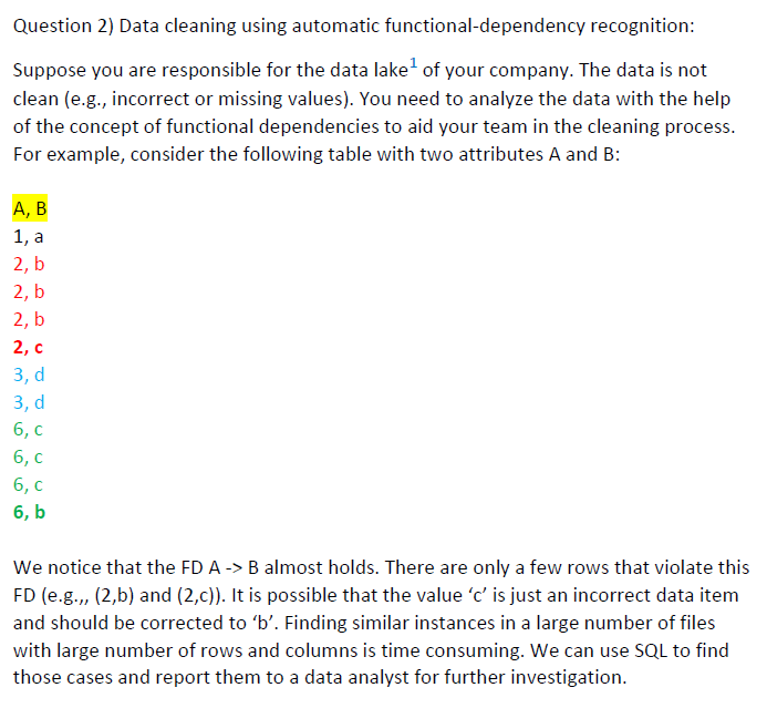 DROP TABLE IF EXISTS question2"; CREATE TABLE IF NOT | Chegg.com
