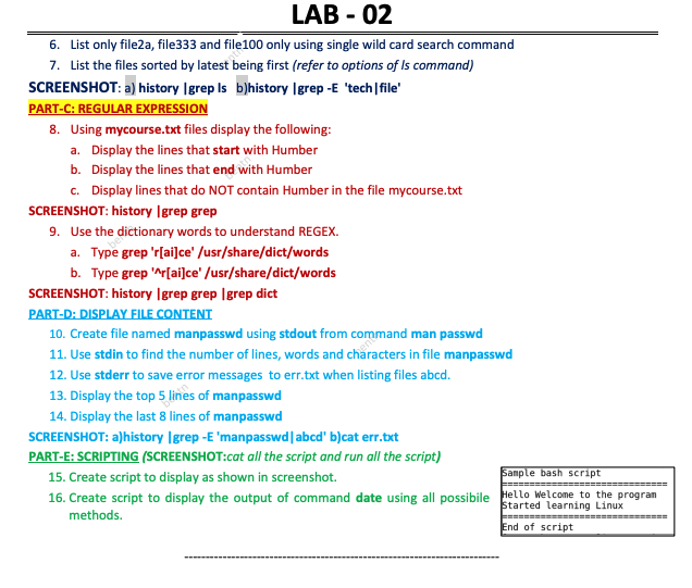 Solved All screenshots, must have your username at command | Chegg.com