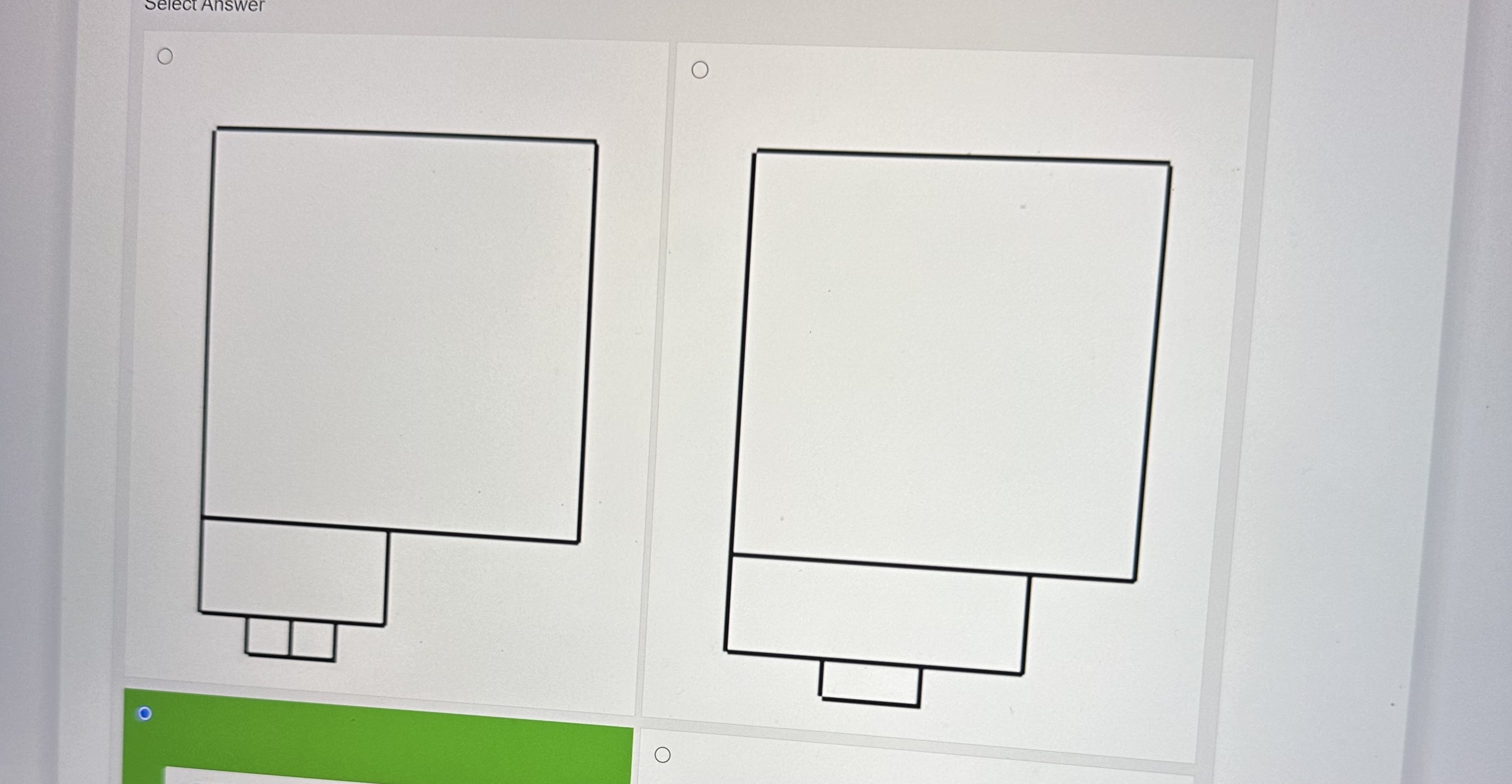 Solved Which is the missing top view? | Chegg.com