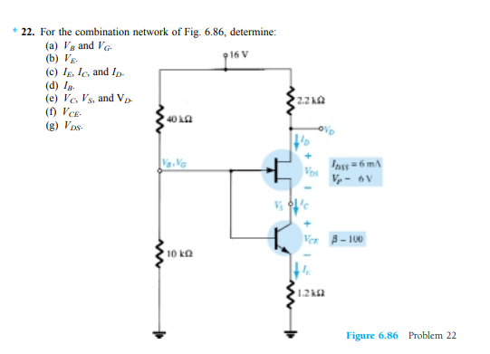Solved For the combination network of Fig. 6.86, | Chegg.com