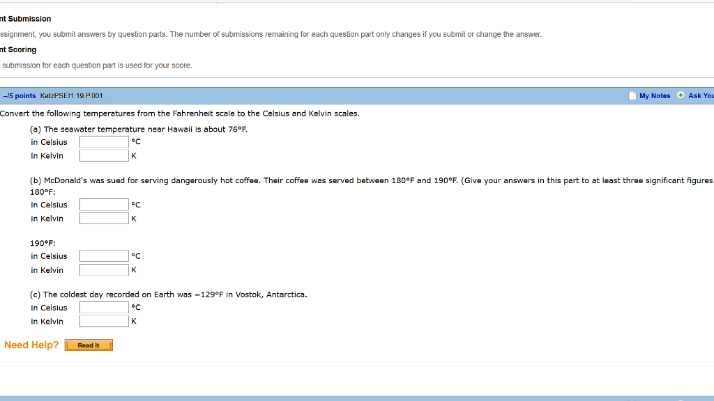 Solved nt Submission ssignment, you submit answers by | Chegg.com