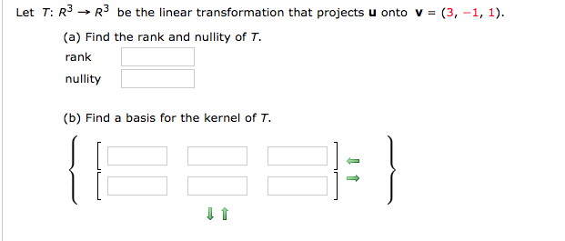 Solved Let T: R3-R3 be the linear transformation that | Chegg.com