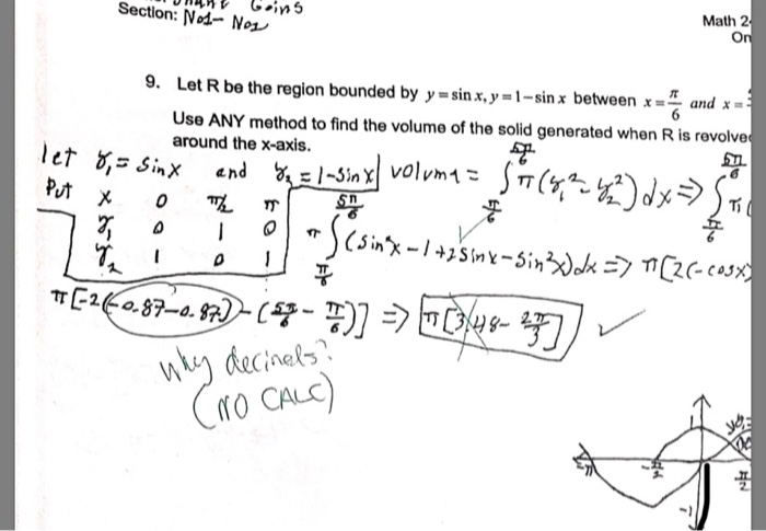 Solved I cannot use a calculator so please no decimals and a | Chegg.com