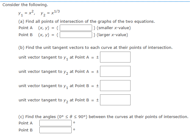 Solved Consider the following. \\[ y_{1}=x^{2}, \\quad | Chegg.com