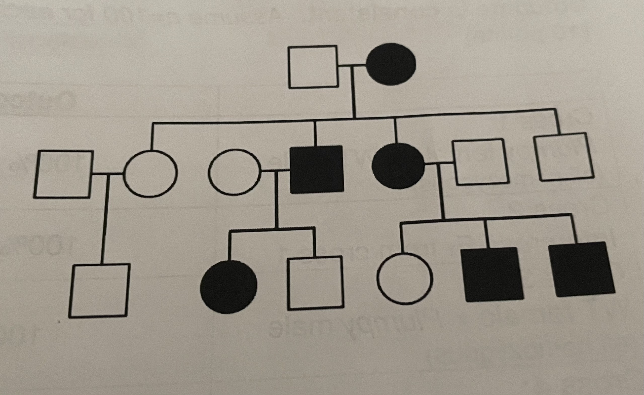 Solved Indicate the most likely mode of inheritance.Choices: | Chegg.com