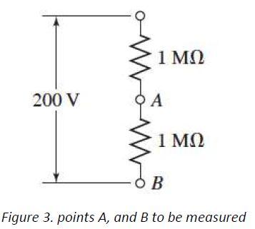 Solved To measure the voltage between two points A and B | Chegg.com