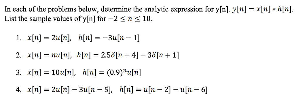 Solved In each of the problems below, determine the analytic | Chegg.com