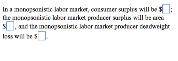 Solved Consider the graph at right for a monopsonistic labor | Chegg.com