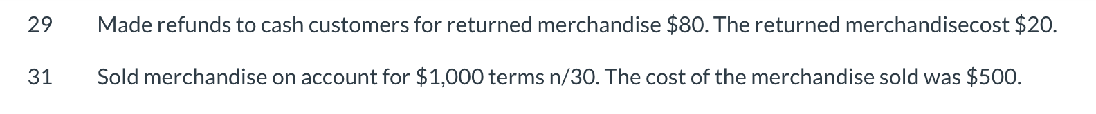 Solved Pharoah Hardware Store completed the following | Chegg.com