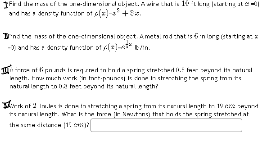 Solved Find the mass of the one-dimensional object. A wire | Chegg.com