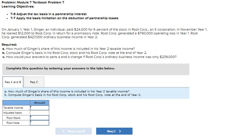 Solved Problem: Module 7 Textbook Problem 7 Learning | Chegg.com