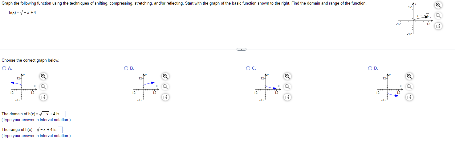 Solved Graph the following function using the techniques of | Chegg.com