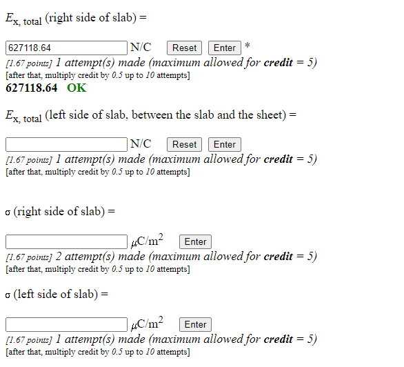 Solved A square conducting slab with 3 m sides carries a net | Chegg.com