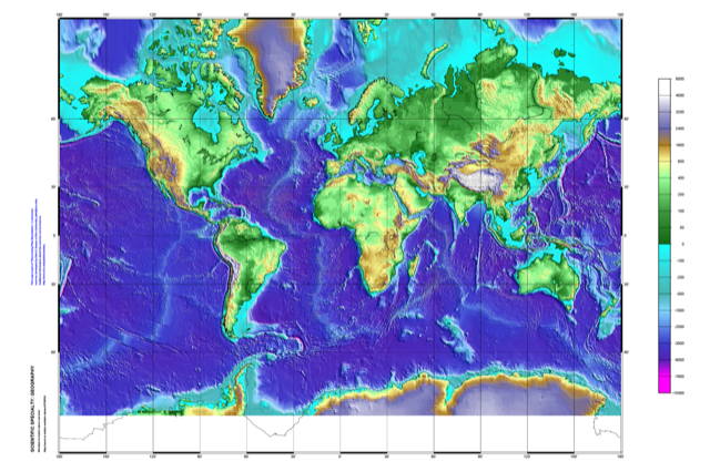 Solved Geography (topography) Describe as many patterns | Chegg.com